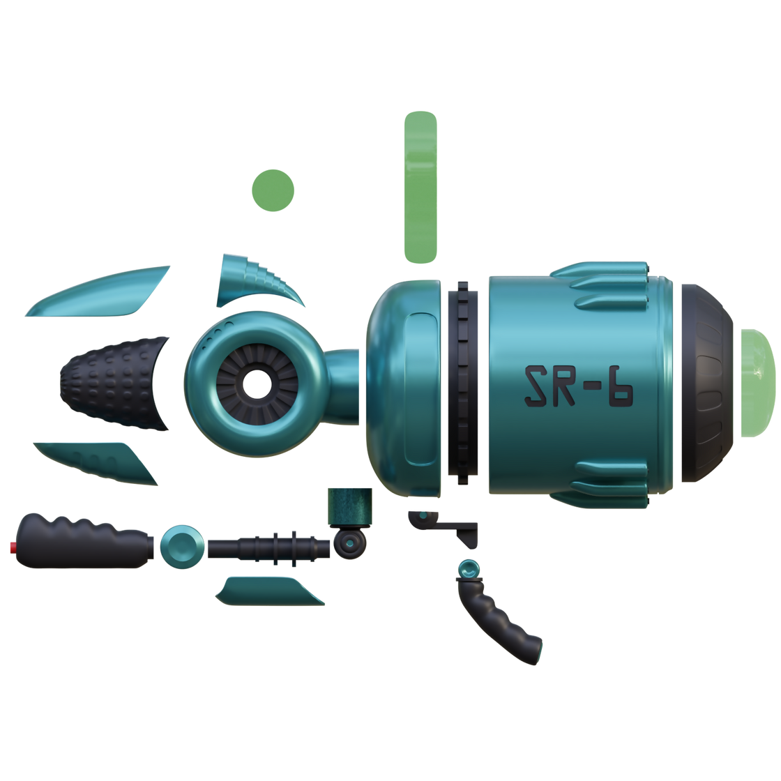 Despicable Me Shrink Ray 3D File – Wireframe