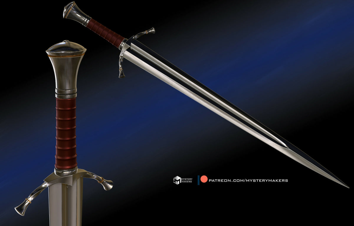 Boromir sword – Wireframe