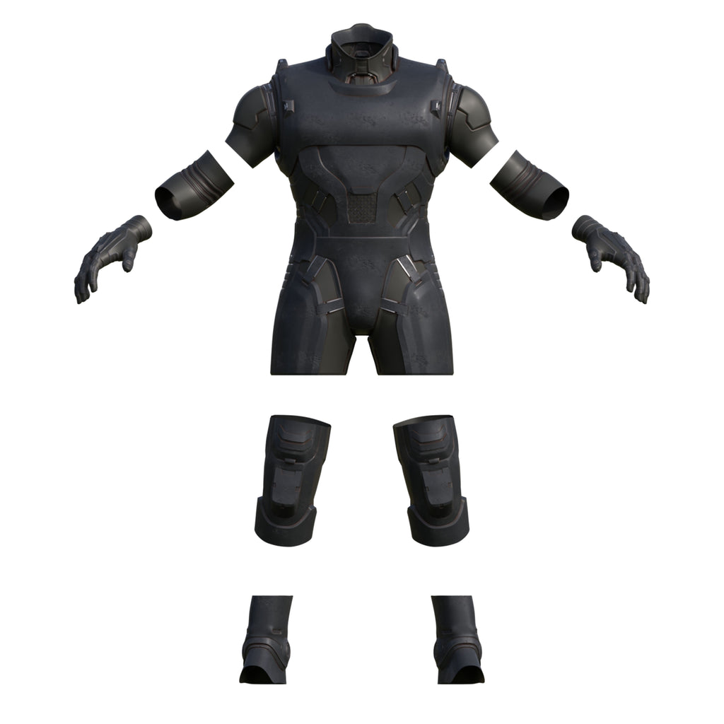 Halo Infinite: Master Chief Undersuit Molds 3D Print Files – Wireframe
