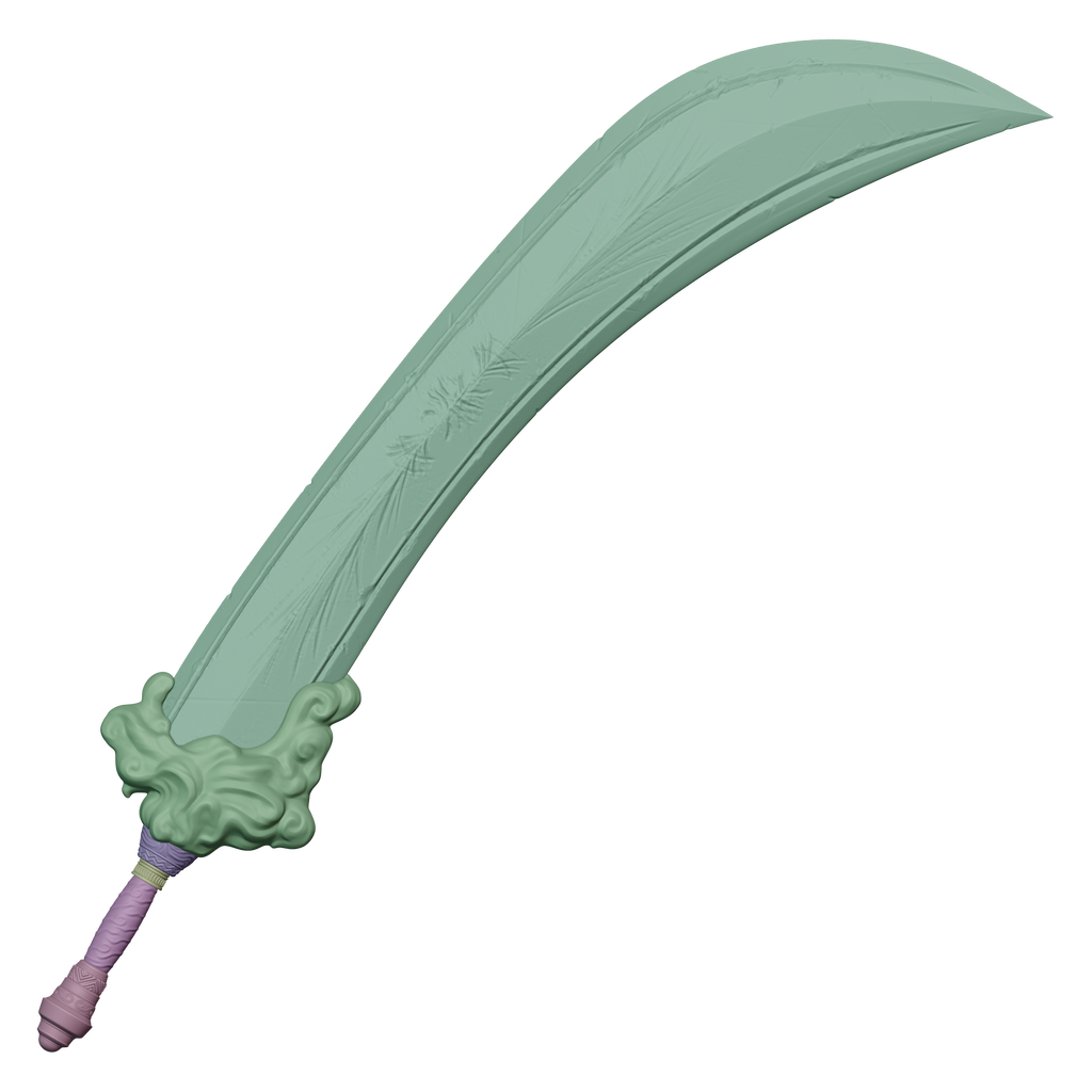 VEK3D Greatsword of Radahn File – Wireframe