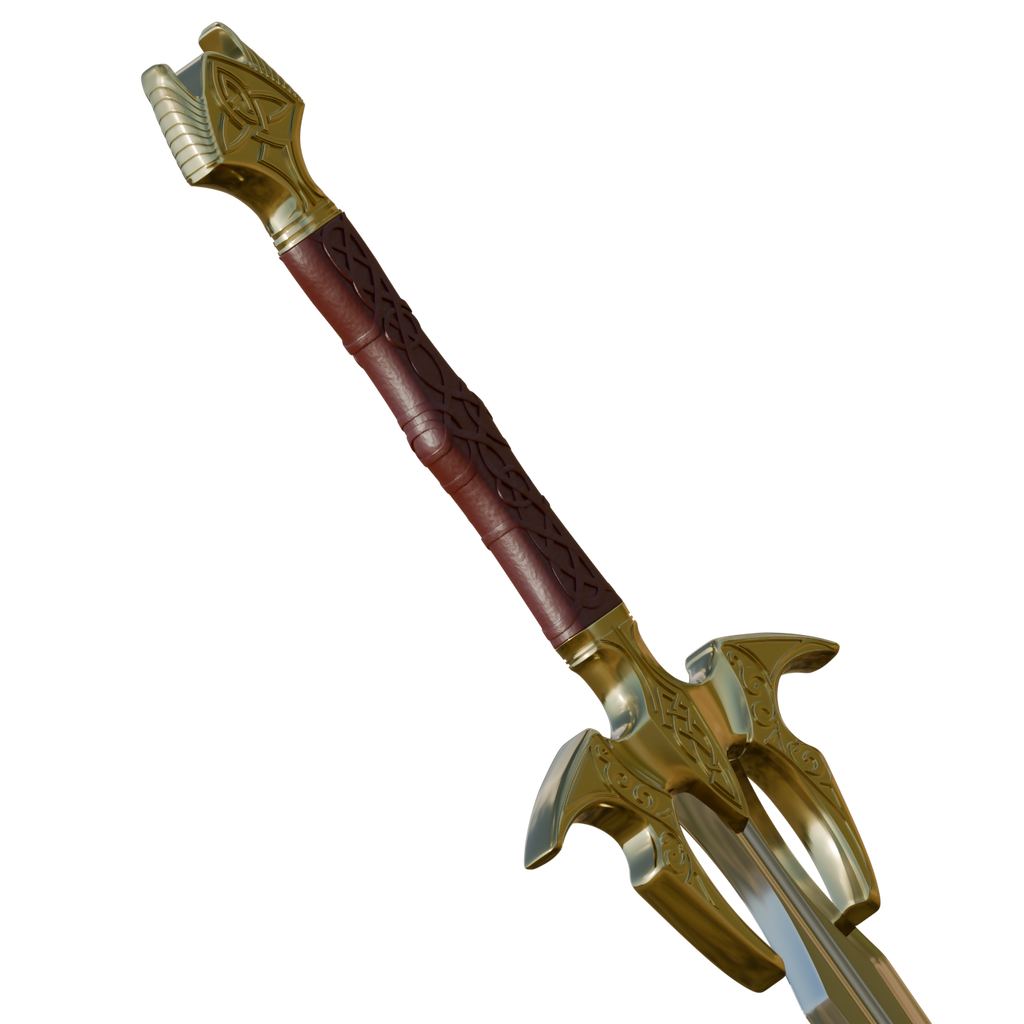 Bifrost Sword of Heimdall "Hofund" – Wireframe