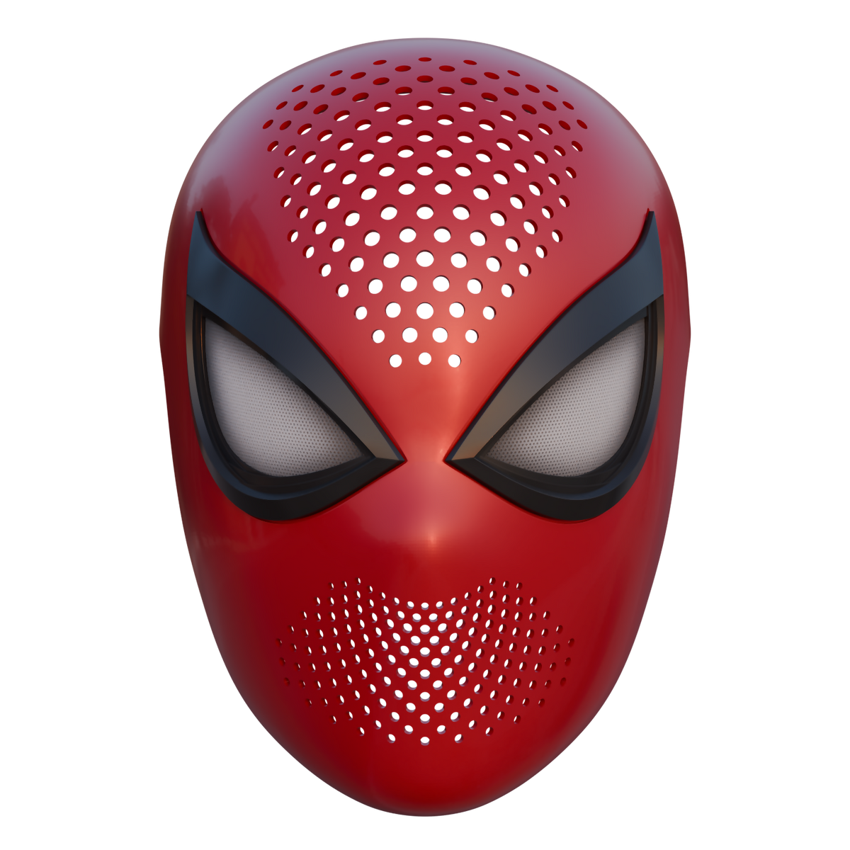 PS5 Advanced Faceshell 3D Model – Wireframe