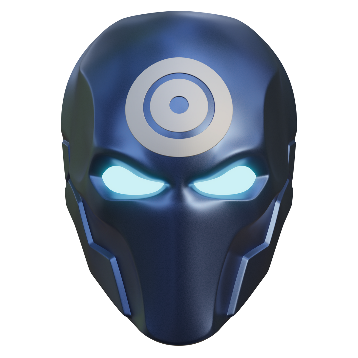 Ultimate Bullseye Mask 3D Model – Wireframe