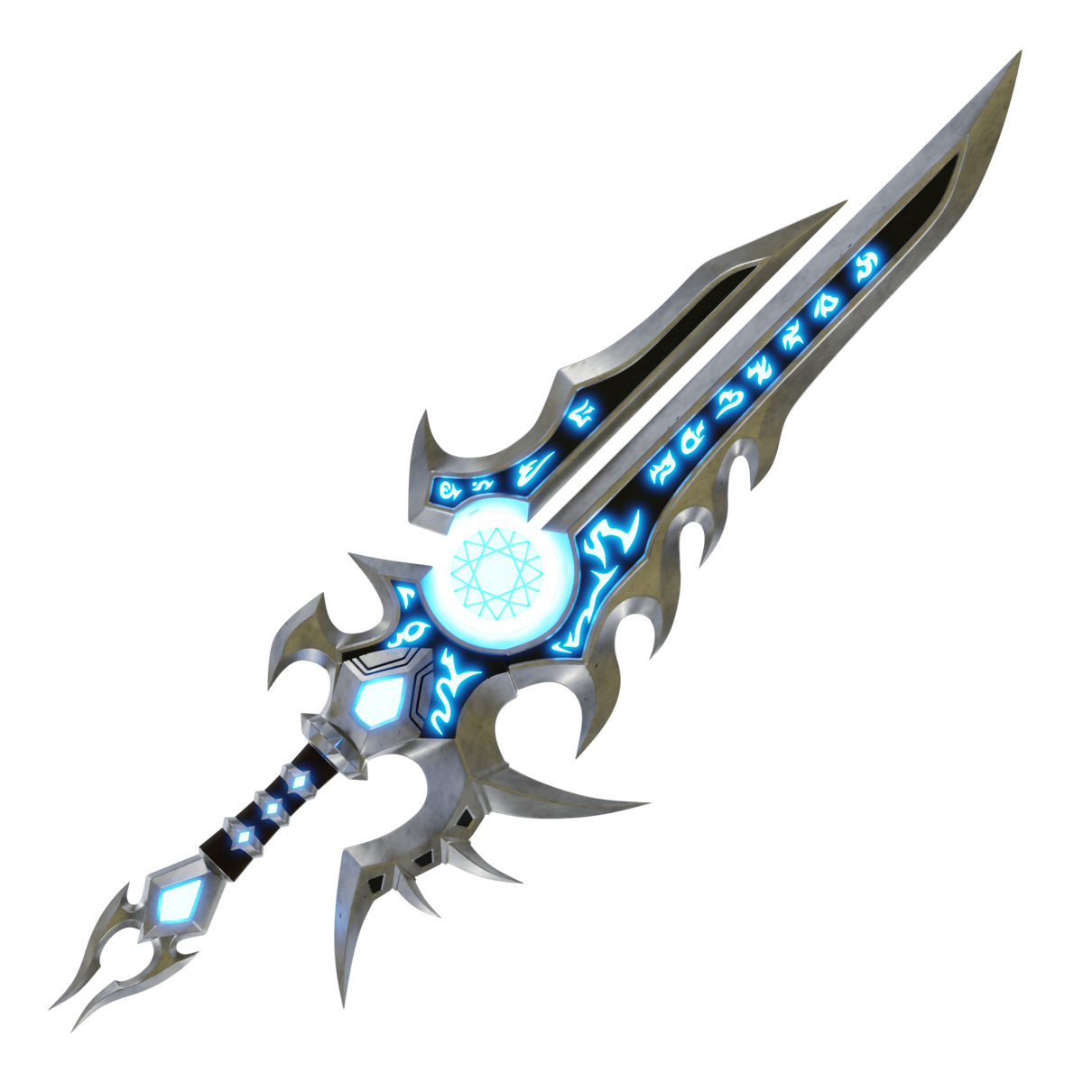 Kingsmourne Sword - World of Warcraft 3D Print Model – Wireframe