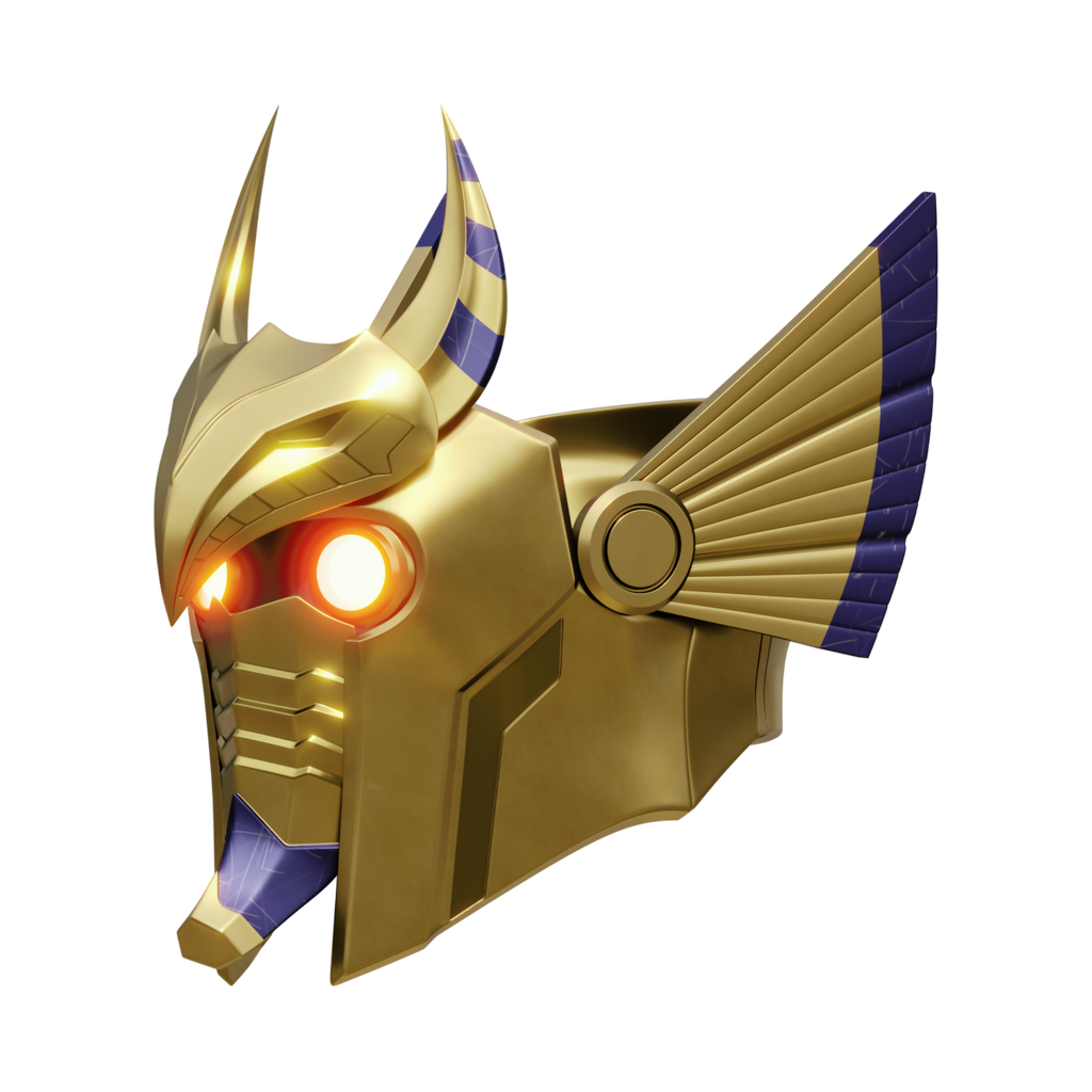 Star Lord Eyes of Osiris Helmet - 3D Print Model – Wireframe