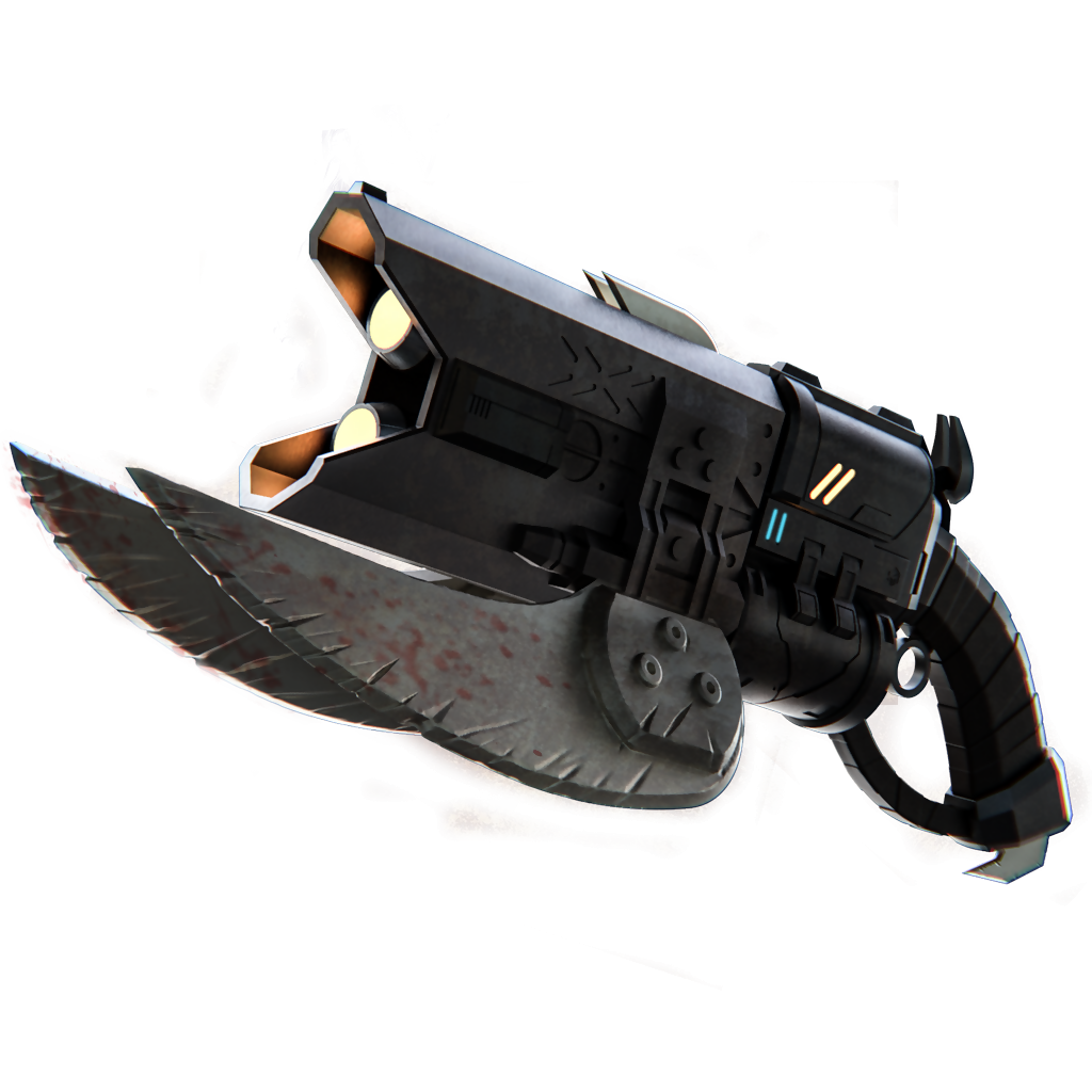 Spiker Carbine Blaster - 3D Print Model – Wireframe