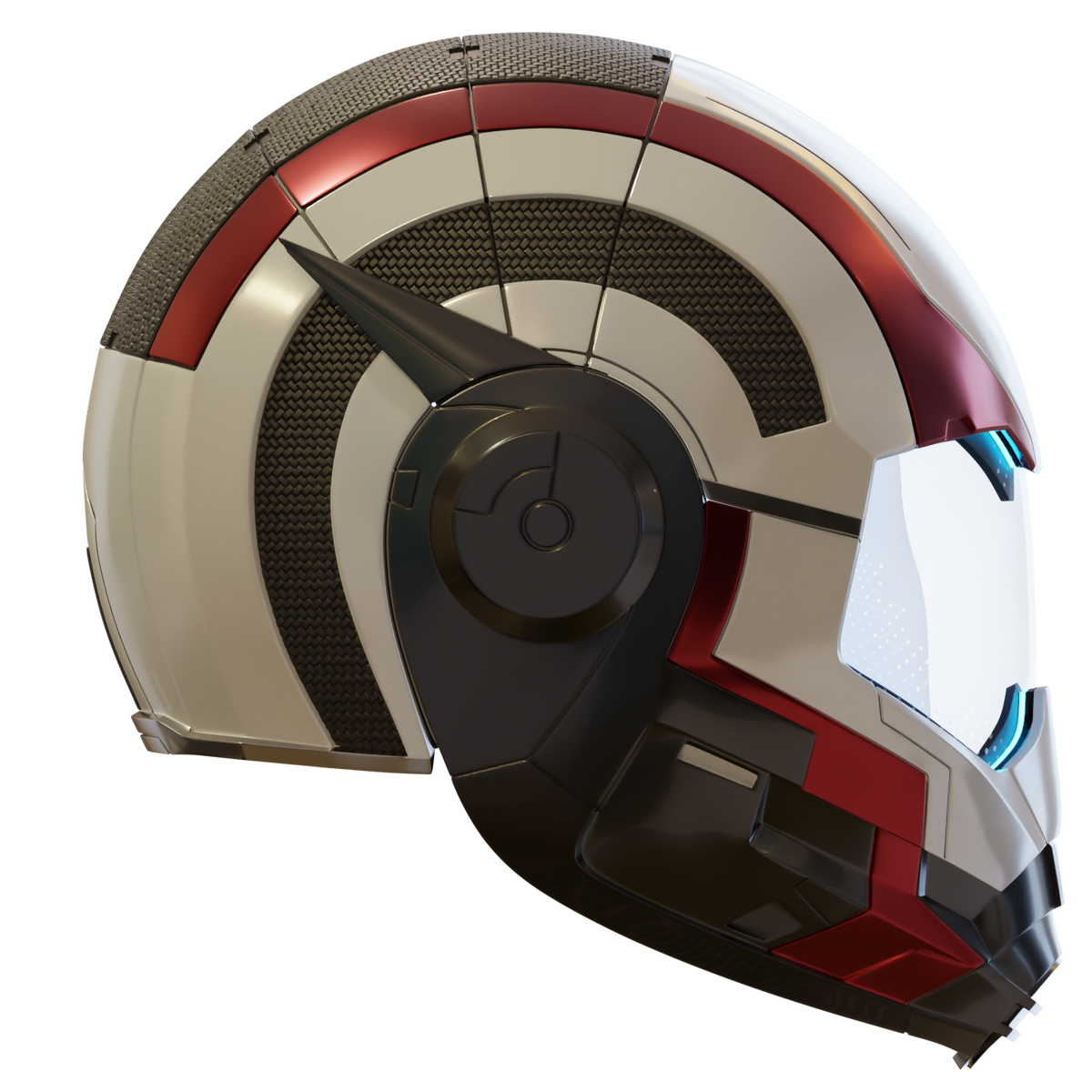Ant Man Quantum Time Travel Helmet - 3D Print Model – Wireframe
