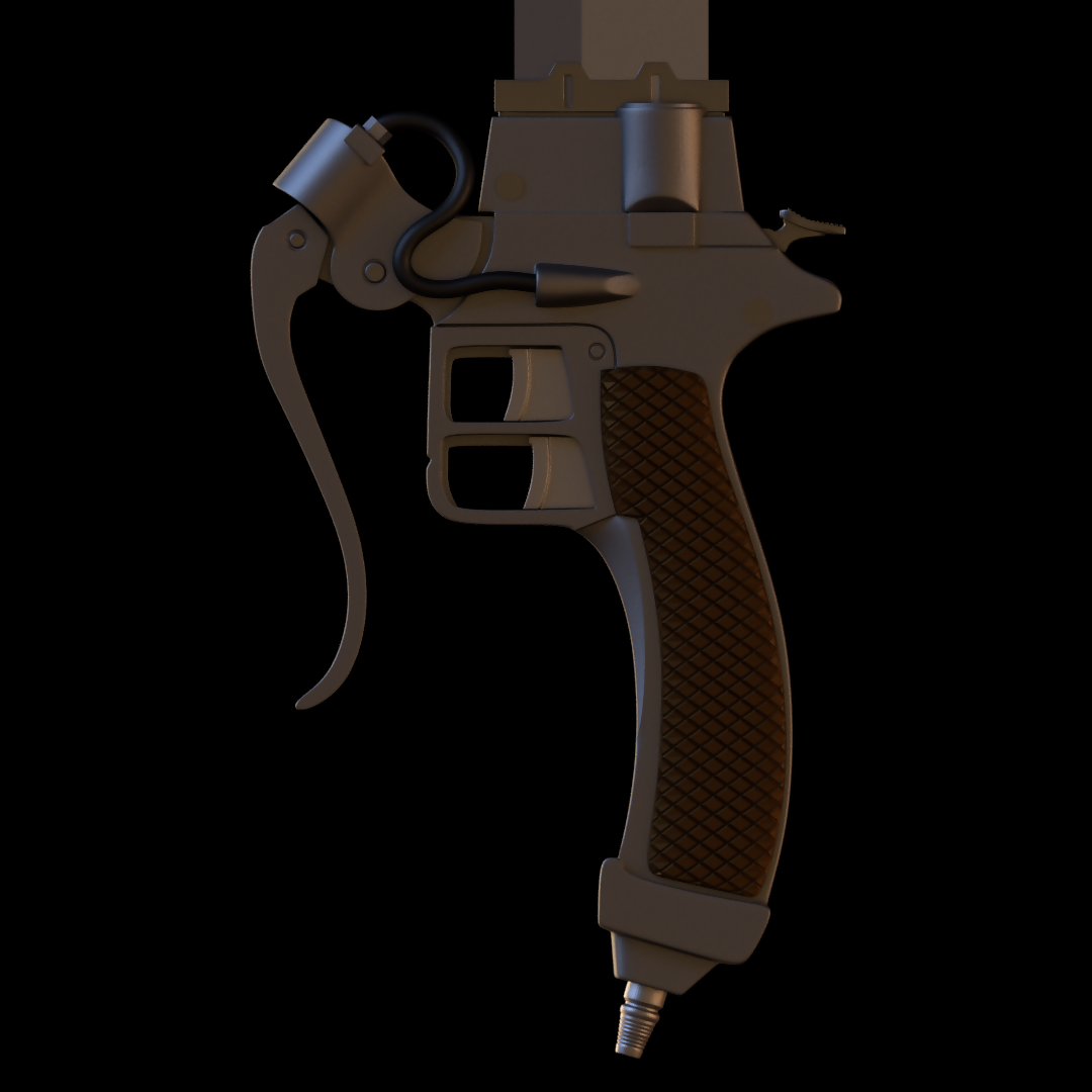 Attack On Titan ODM Gear Sword 3D Print Model – Wireframe