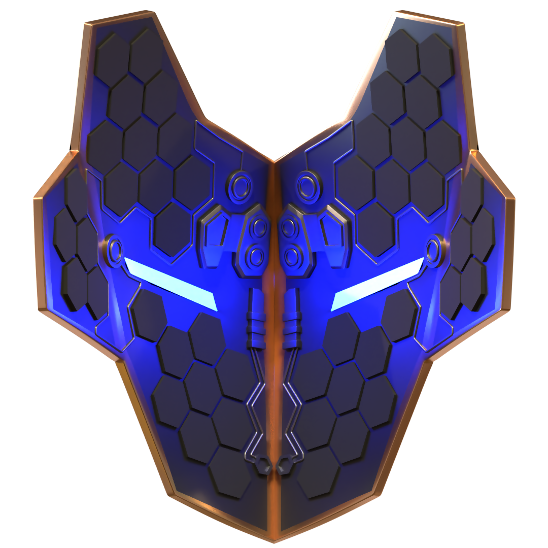 Iron Man model 51 prime helmet 3D Model – Wireframe