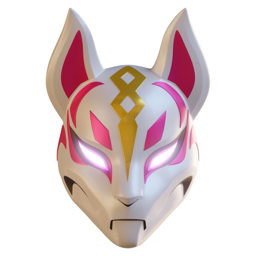 Fortnite Drift Mask - 3D Print Model – Wireframe