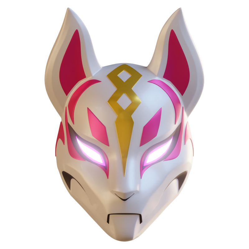 Fortnite Drift Mask - 3D Print Model – Wireframe