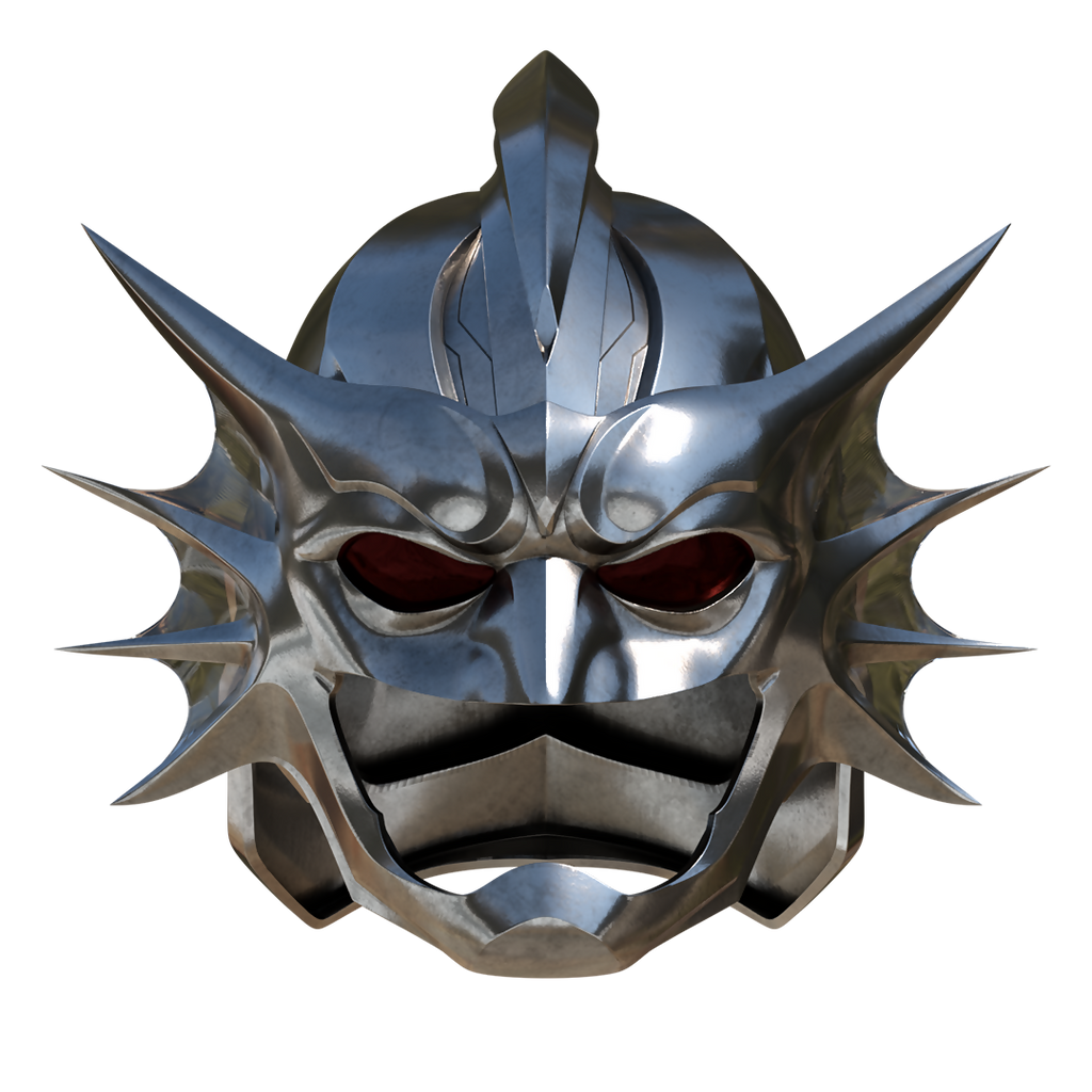 Ocean Master Helmet - 3D Print Model – Wireframe