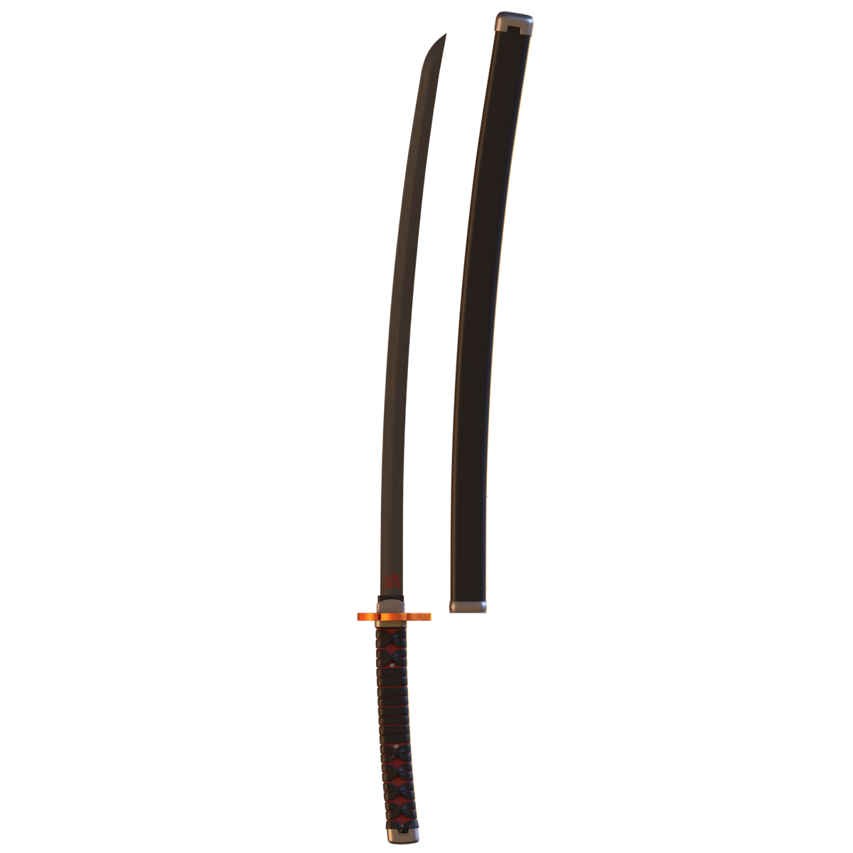 Demon Slayer Tanjiro's Katana - 3D Print Model – Wireframe