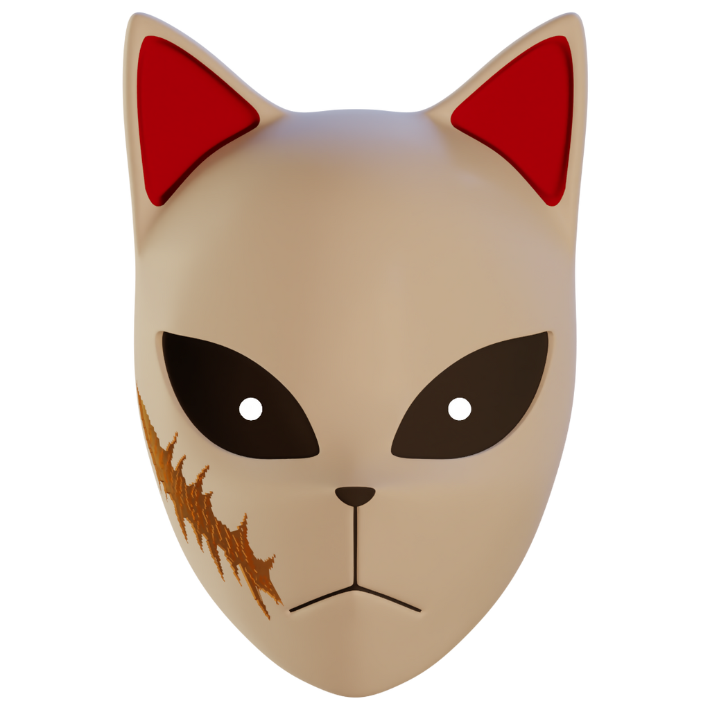 Demon Slayer Sabito Mask - 3D Print Model – Wireframe
