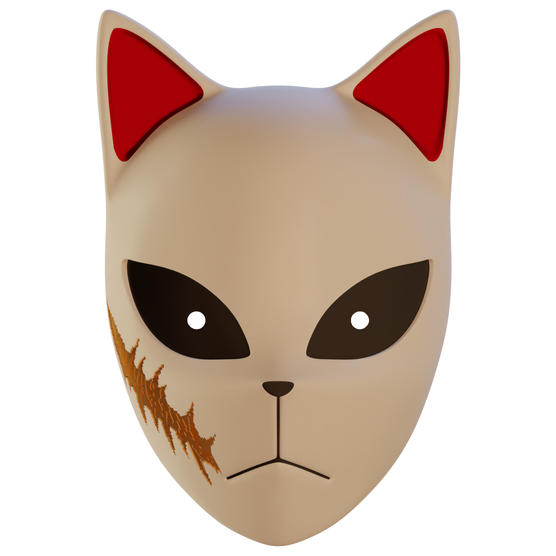 Demon Slayer Sabito Mask - 3D Print Model – Wireframe
