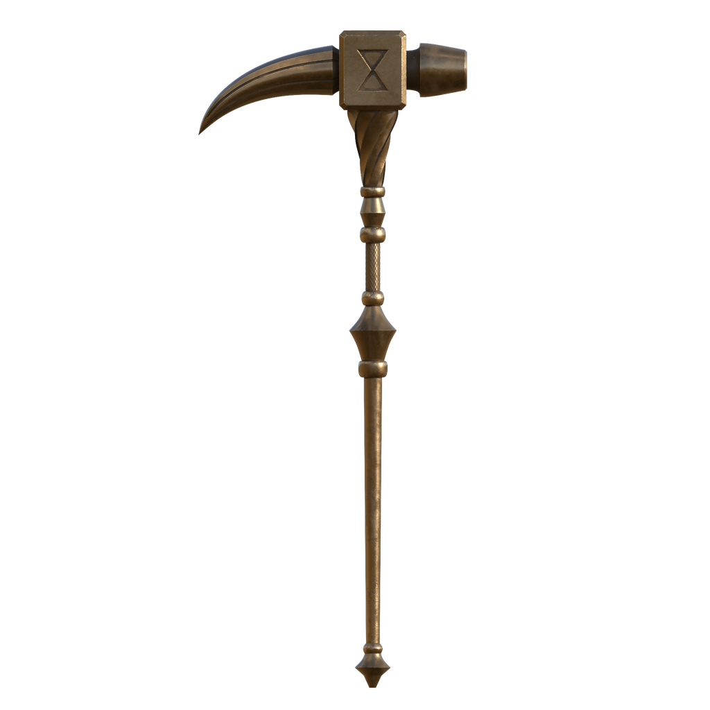 Diane's Hammer Gideon 3D Model – Wireframe