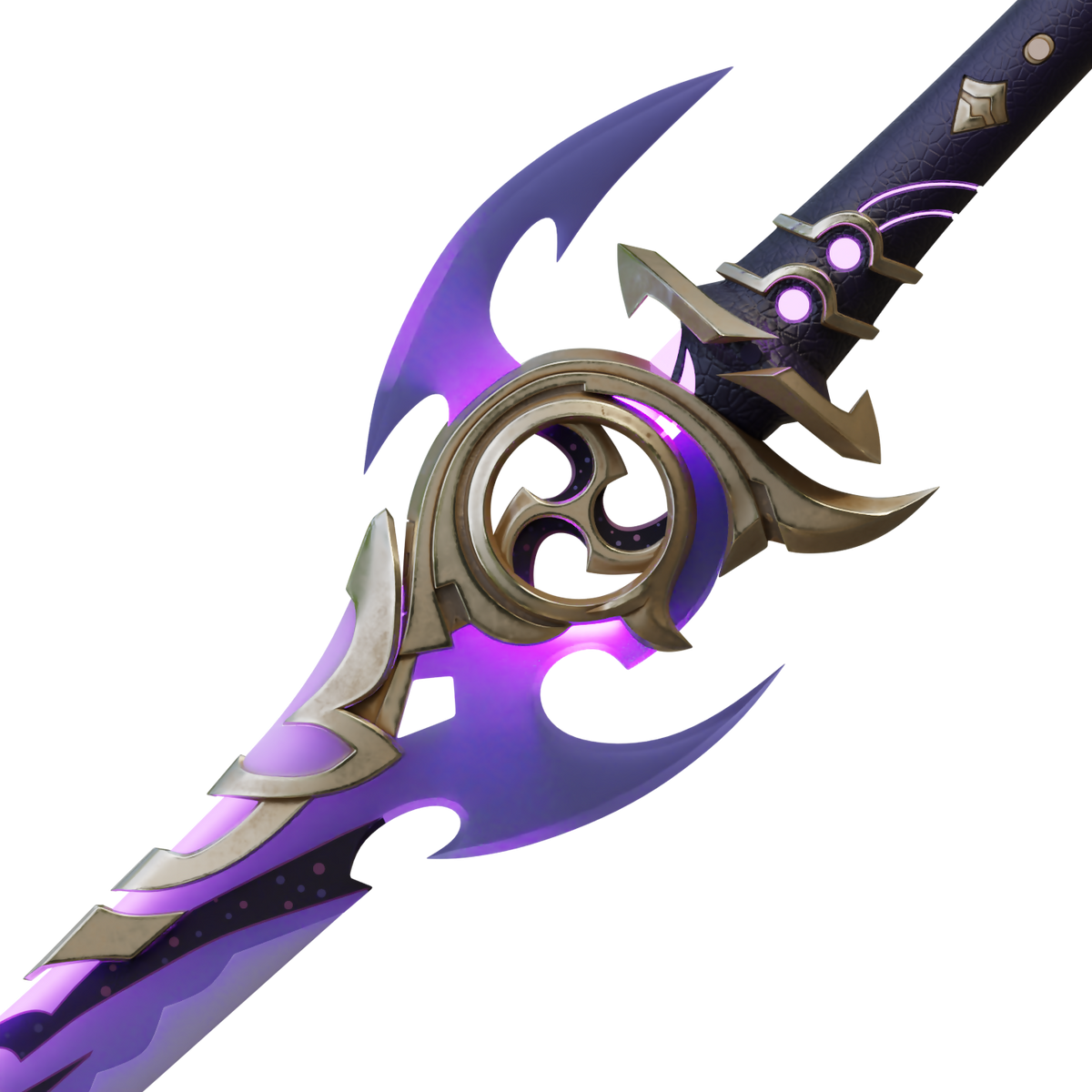 Genshin Impact Mistsplitter Reforged Sword - 3D Print Model – Wireframe