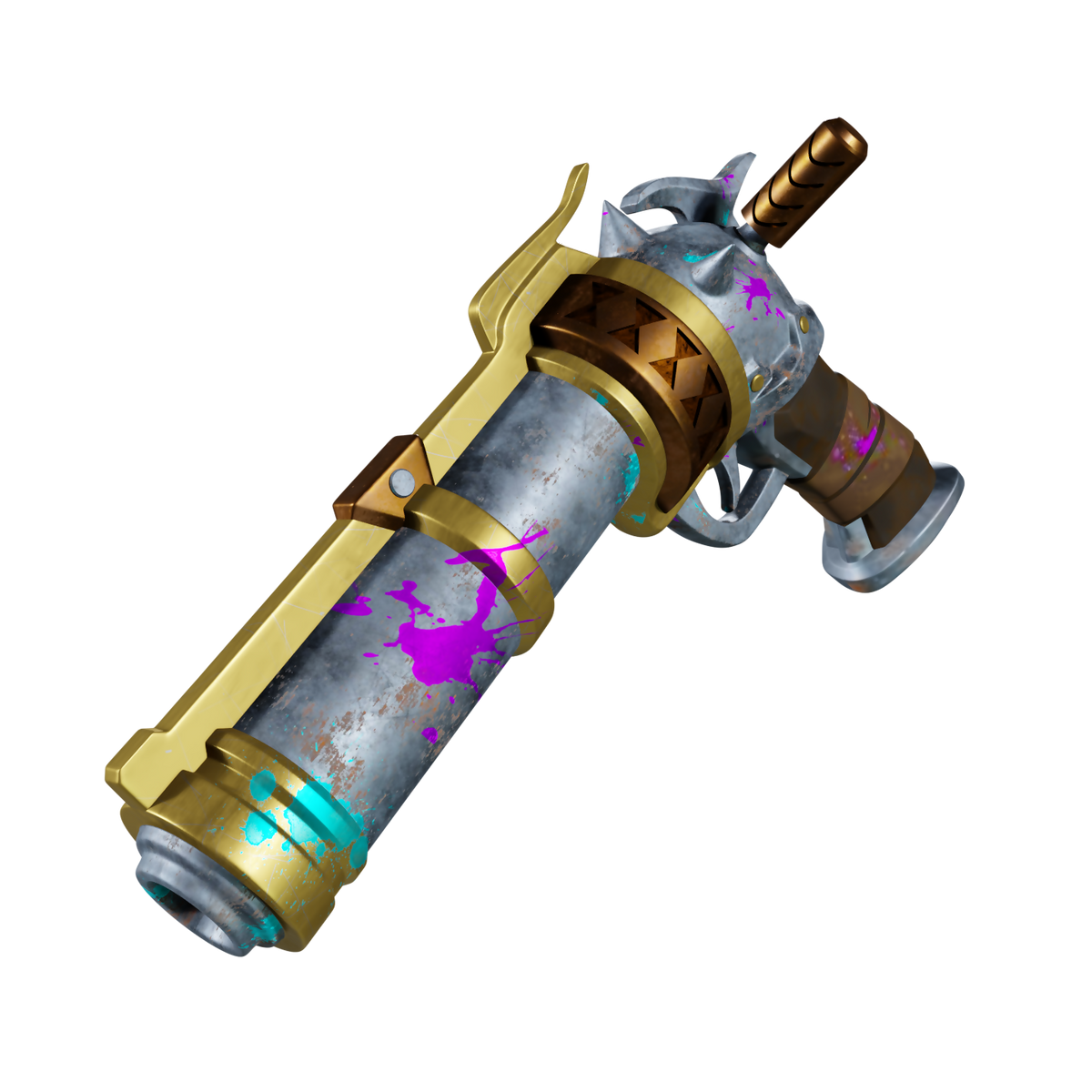 Jinx Zap Zap Pistol Arcane - 3D Print Model – Wireframe