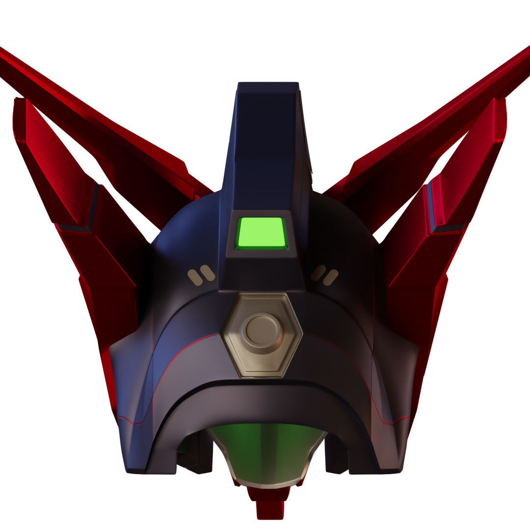 OZ-13MS Epyon Gundam 3D Model – Wireframe