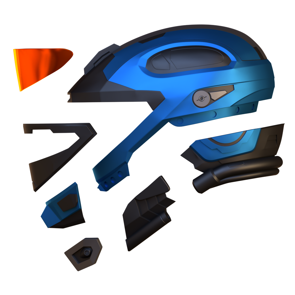 VEK3D Halo Recon Helmet File – Wireframe