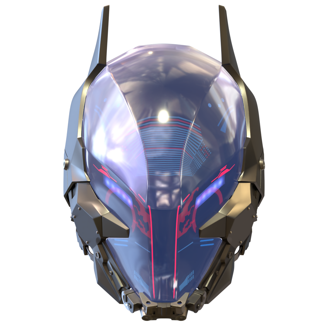 Arkham Knight Helmet - 3D Print Model – Wireframe