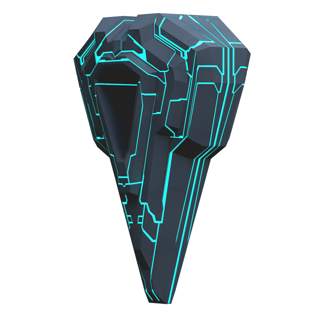 Halo The Series: "Keystone" Forerunner Artifact 3D Print Files – Wireframe