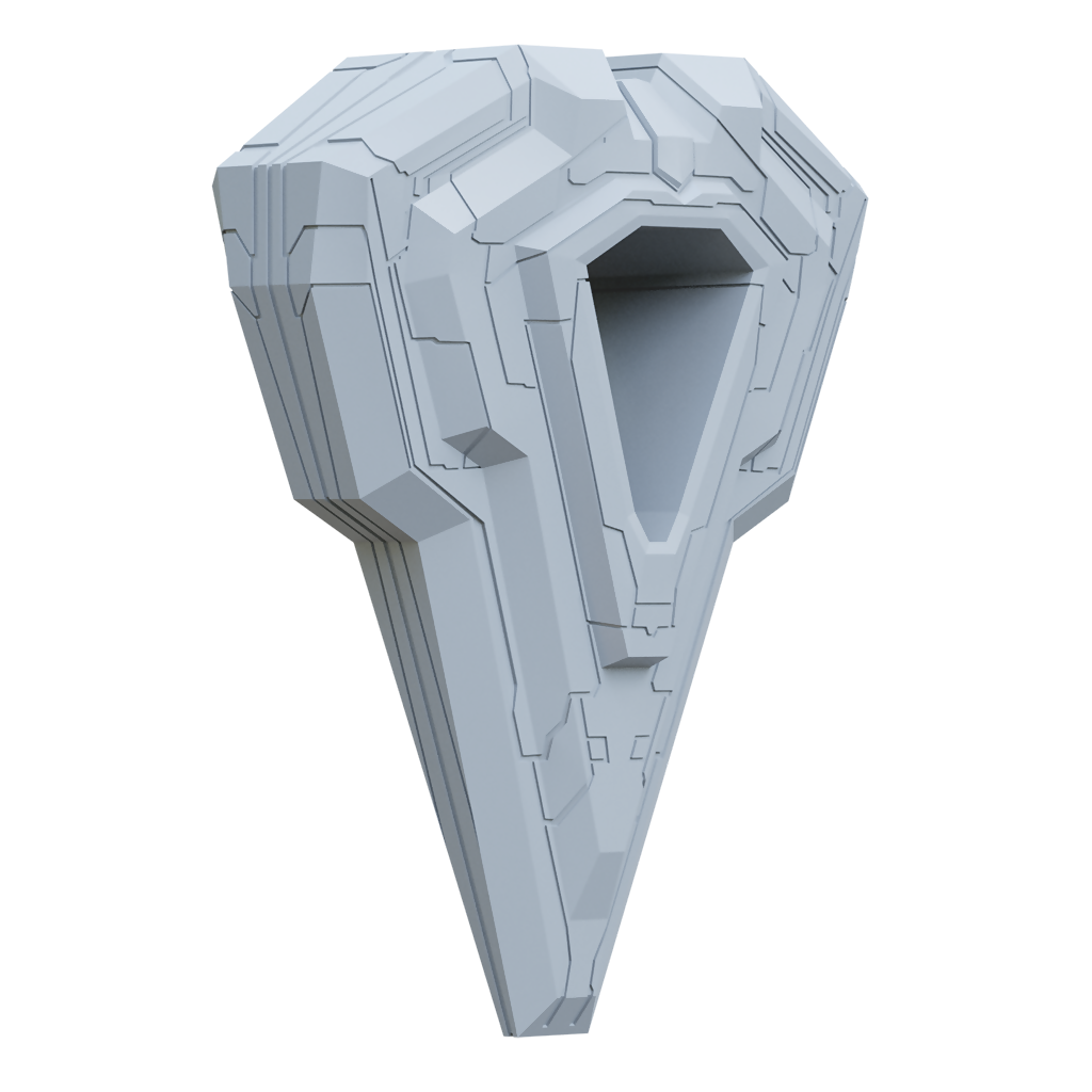 Halo The Series: "Keystone" Forerunner Artifact 3D Print Files – Wireframe