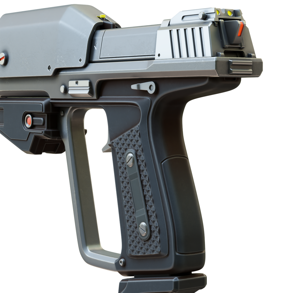 Halo Reach Magnum 3D Print Files – Wireframe