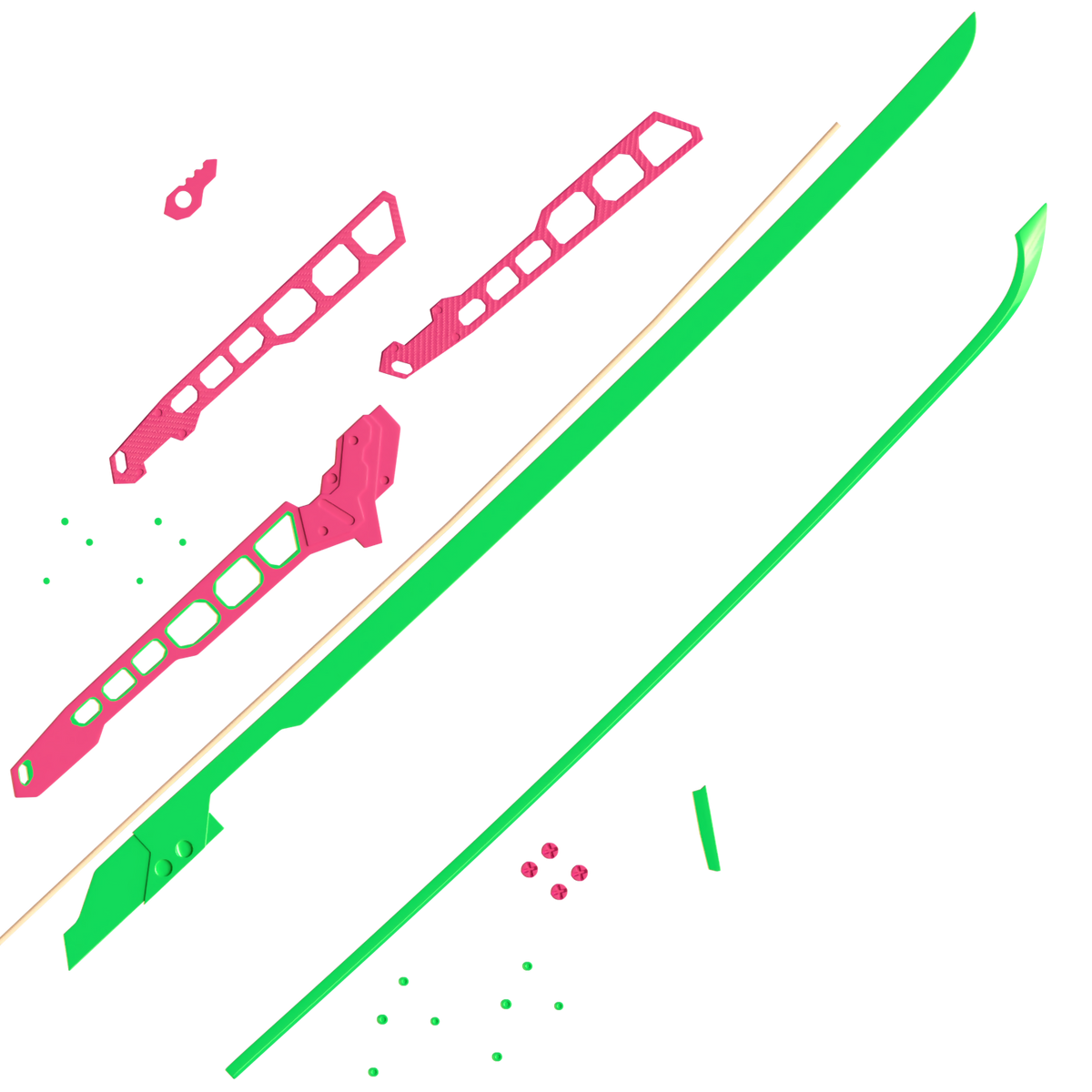 Cyberpunk 2077 Thermal Katana - 3D Print Model – Wireframe