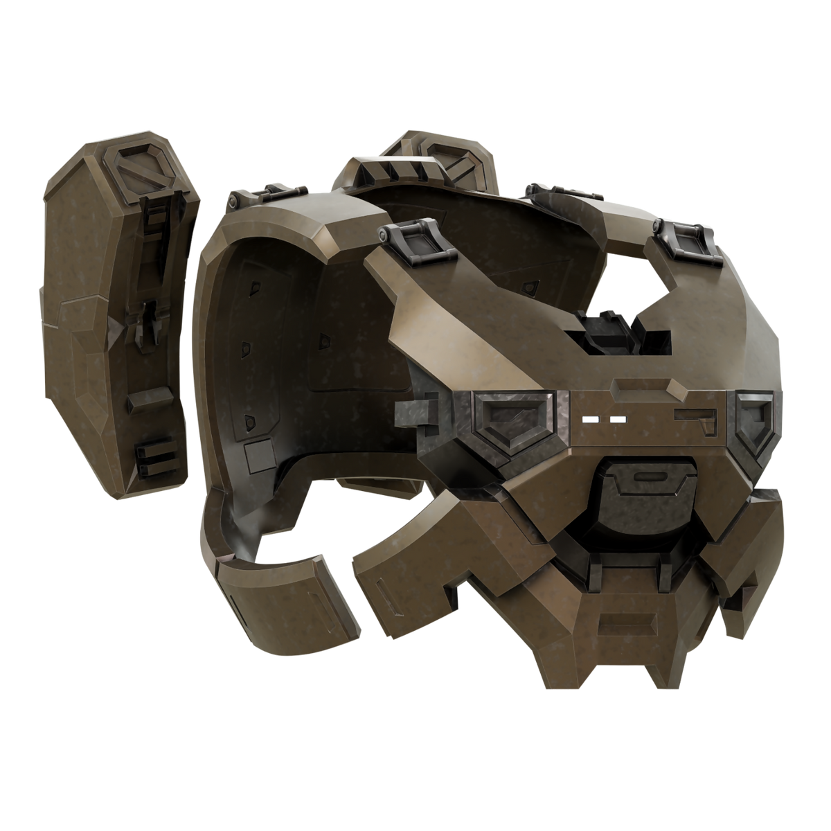 Halo Infinite Multiplayer MKVII Armor 3D Print Files – Wireframe