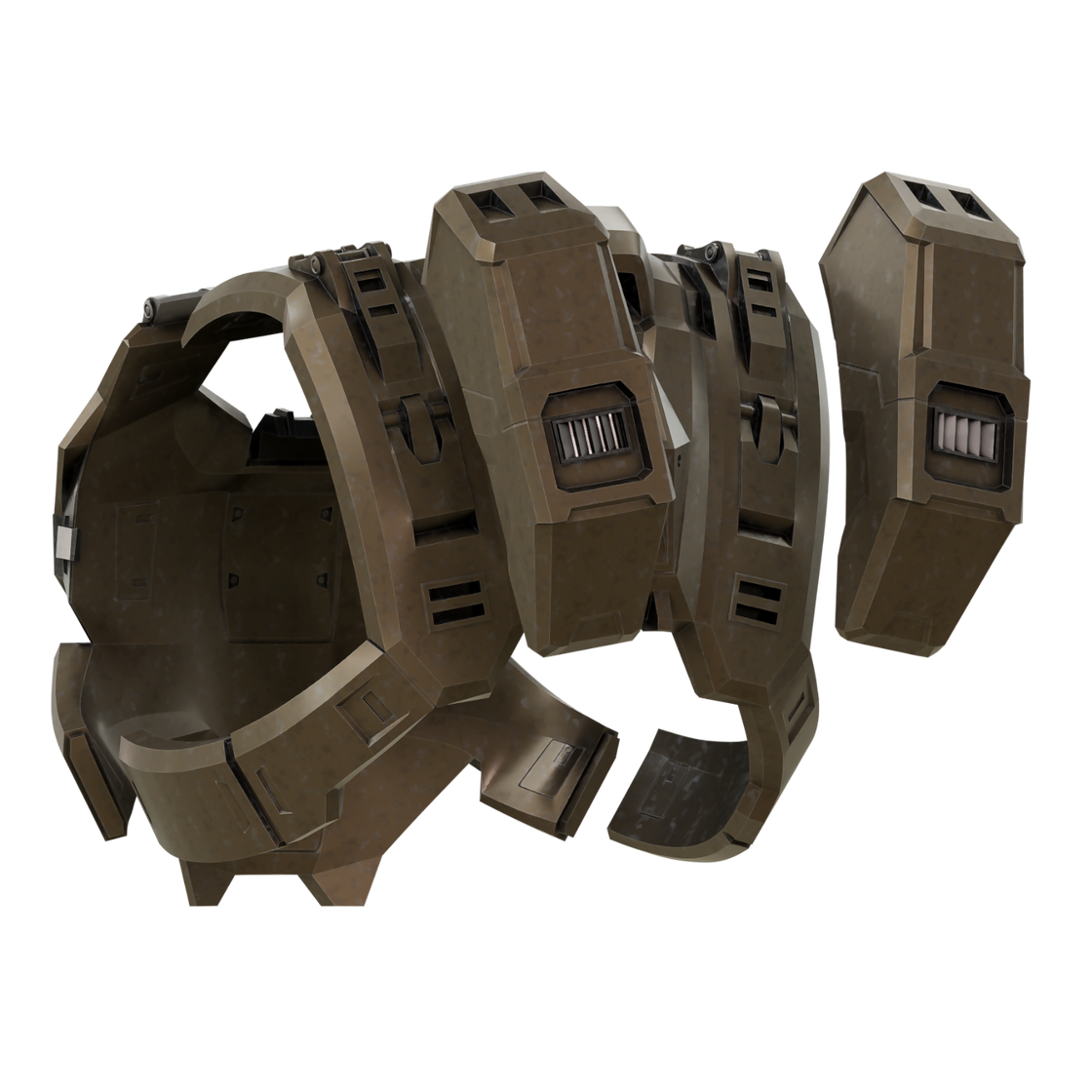 Halo Infinite Multiplayer MKVII Armor 3D Print Files – Wireframe