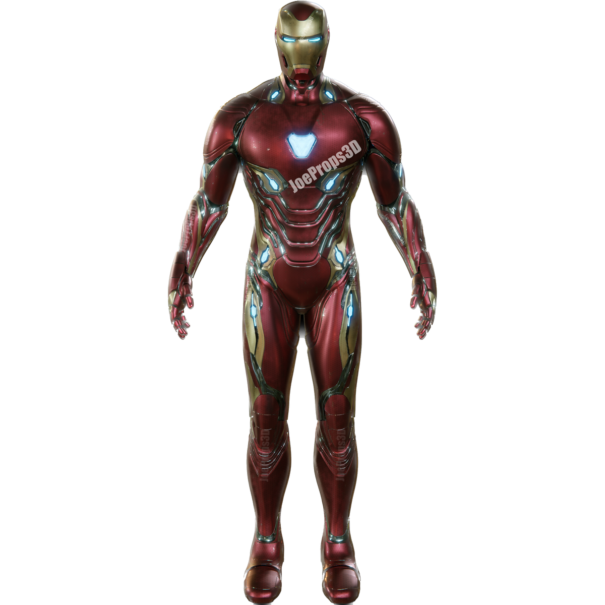 3D Printable Iron Man Mark 50 Full Suit STL File - JP3D – Wireframe