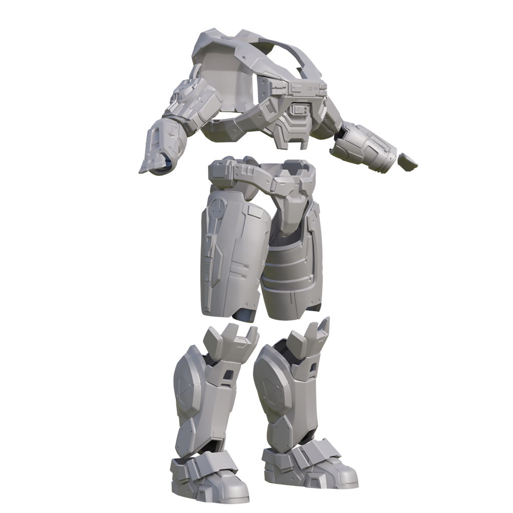 Halo Reach: MKVb Armor 3D Print Files – Wireframe