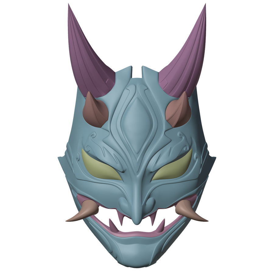 Genshin Impact Xiao Mask - 3D Print Model – Wireframe