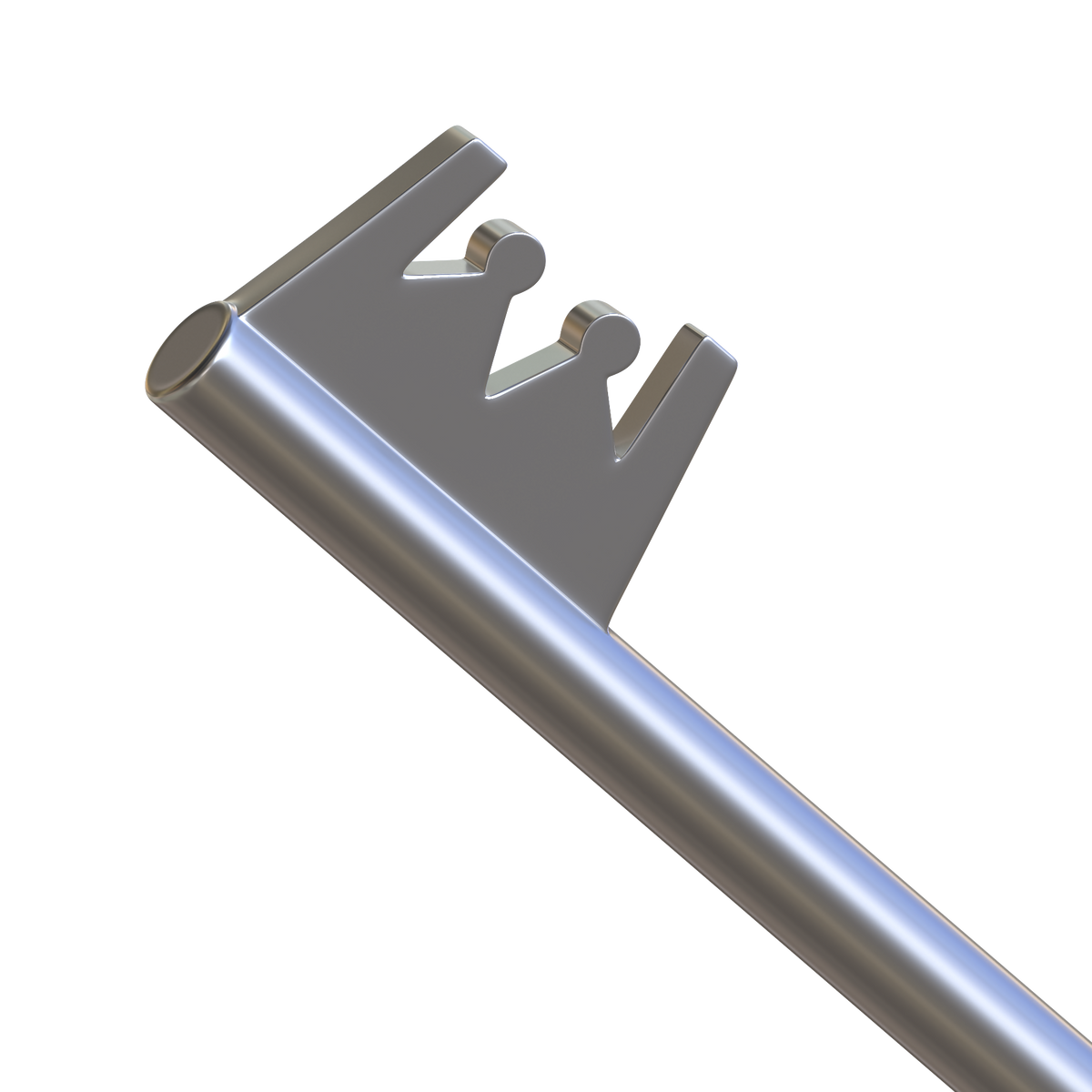 Kingdom Key Keyblade - 3D Print Model – Wireframe