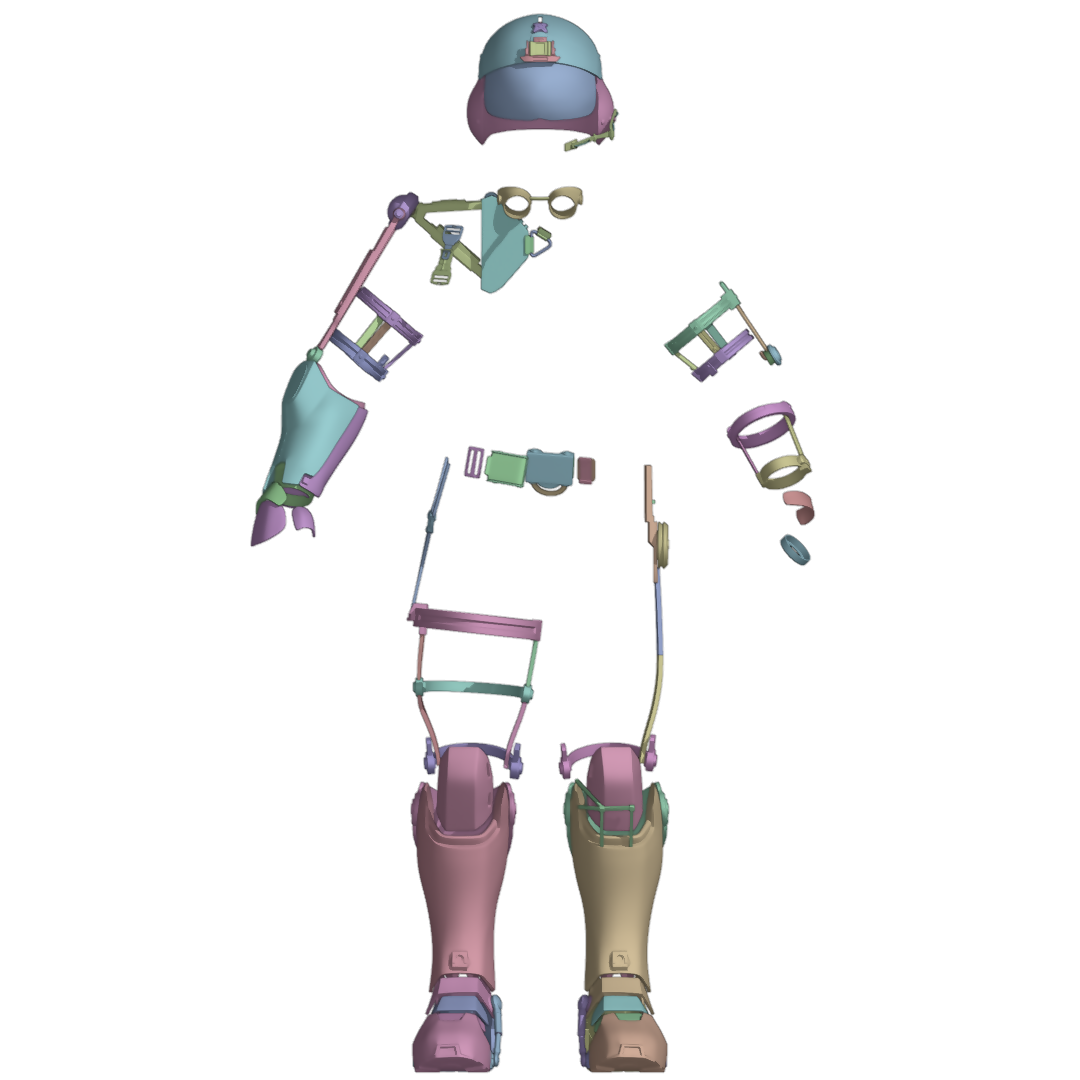 3D Printable Iron Man Makeshift Suit - 3D Print Model – Wireframe