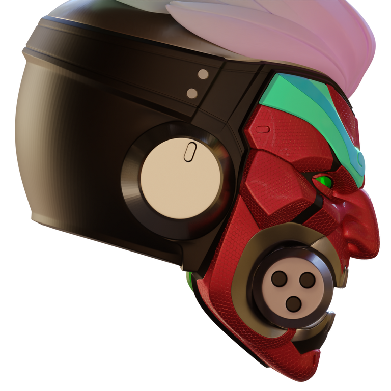 Motorized Overwatch Cyberdemon Genji Helmet - 3D Print Model – Wireframe