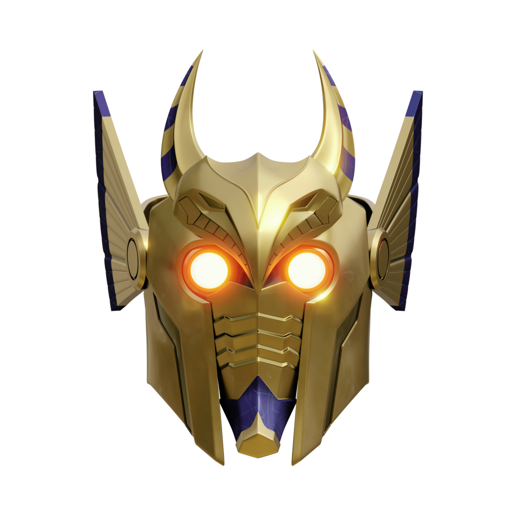 Star Lord Eyes of Osiris Helmet - 3D Print Model – Wireframe