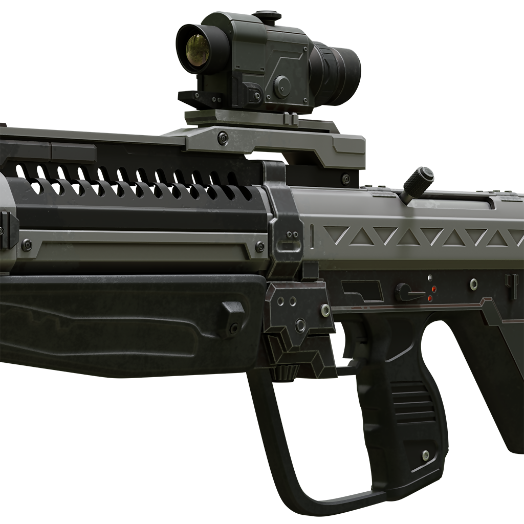 Halo Reach DMR 3D Print Files – Wireframe