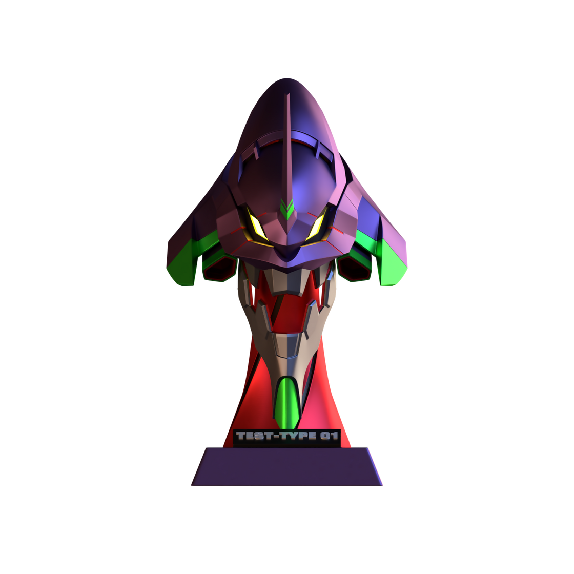 EVA Test Type 1 Mech - 3D Print Model – Wireframe