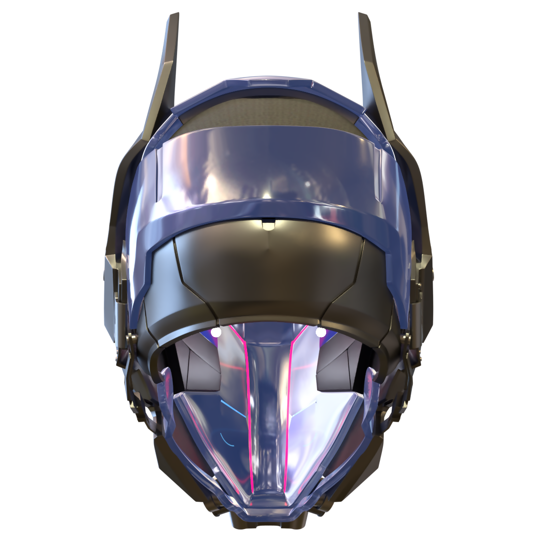Arkham Knight Helmet - 3D Print Model – Wireframe