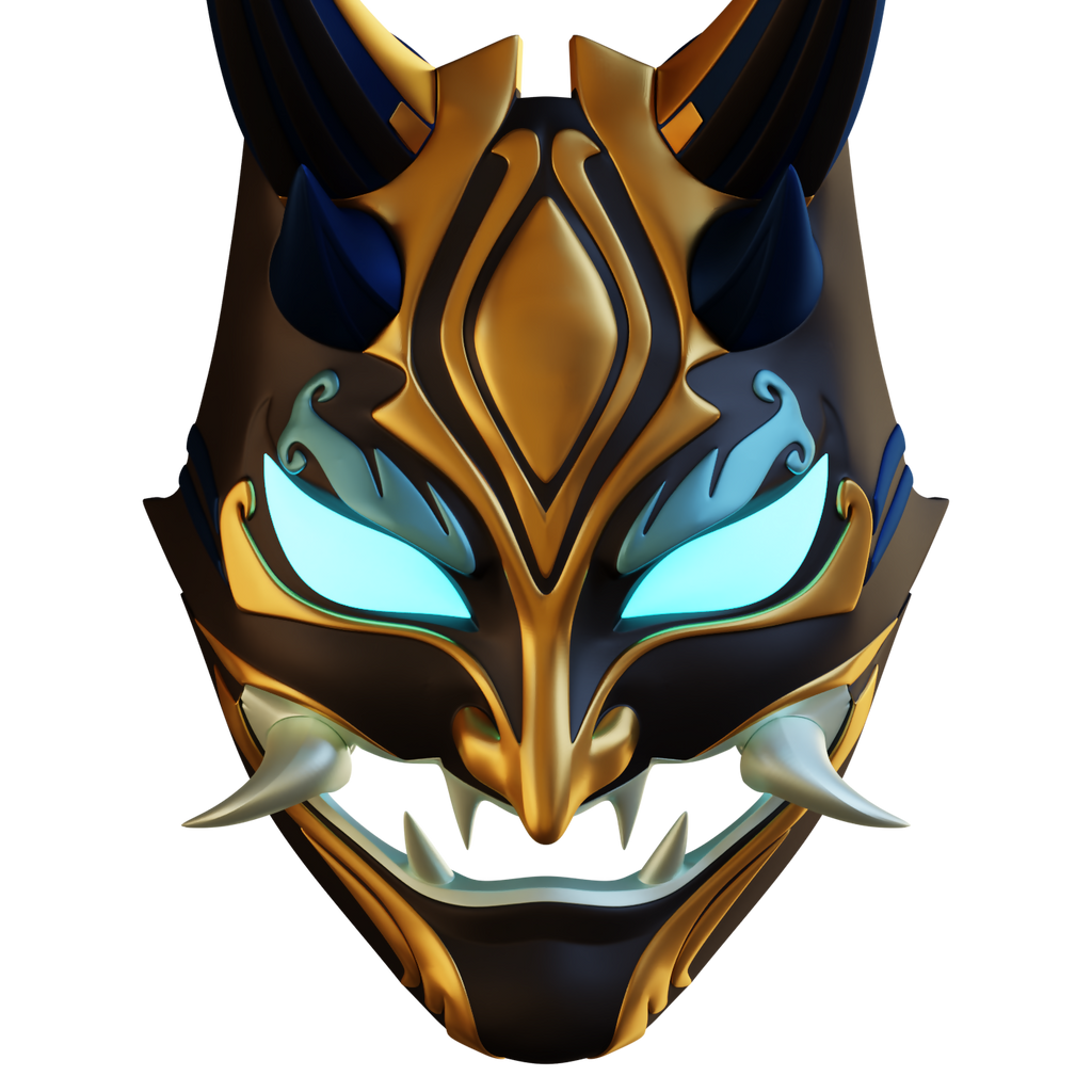 Genshin Impact Xiao Mask - 3D Print Model – Wireframe