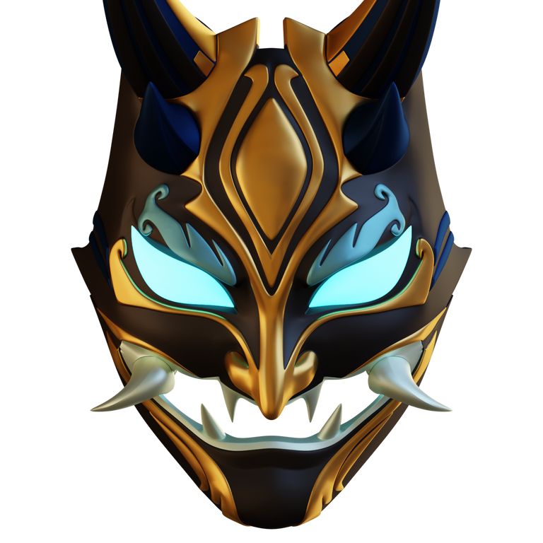 Genshin Impact Xiao Mask - 3D Print Model – Wireframe