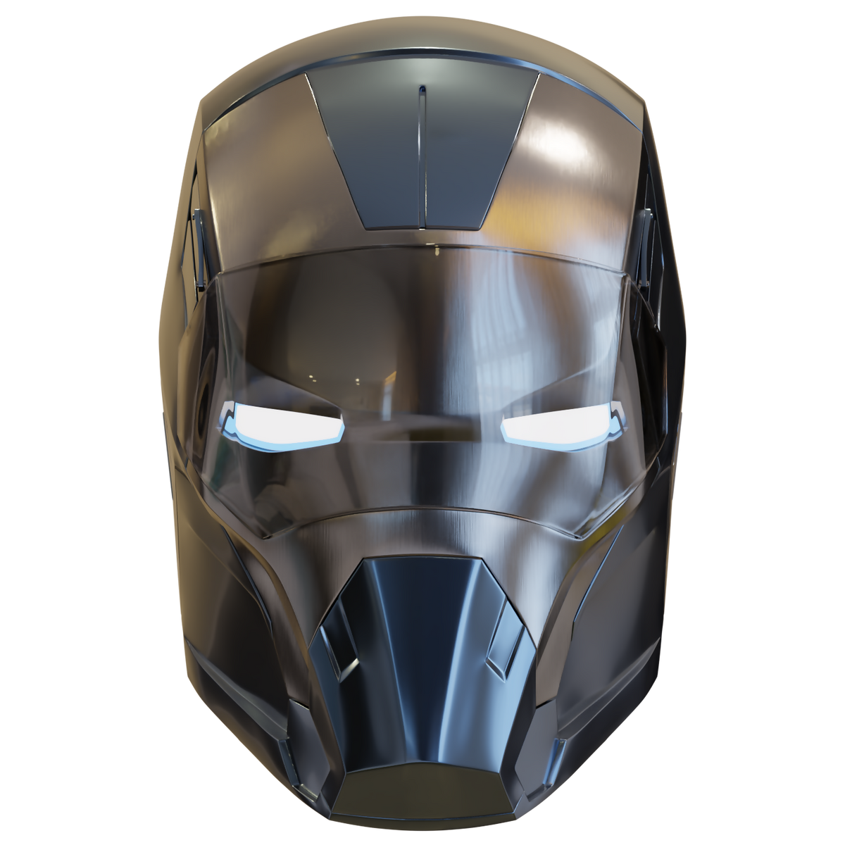 Iron Man Mk 40 "Shotgun" 3D Model – Wireframe
