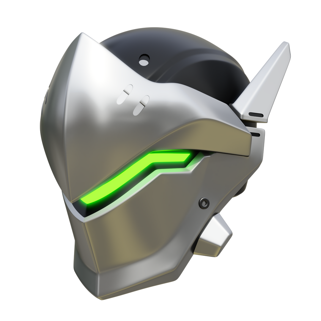 Overwatch Genji Helmet - 3D Print Model – Wireframe