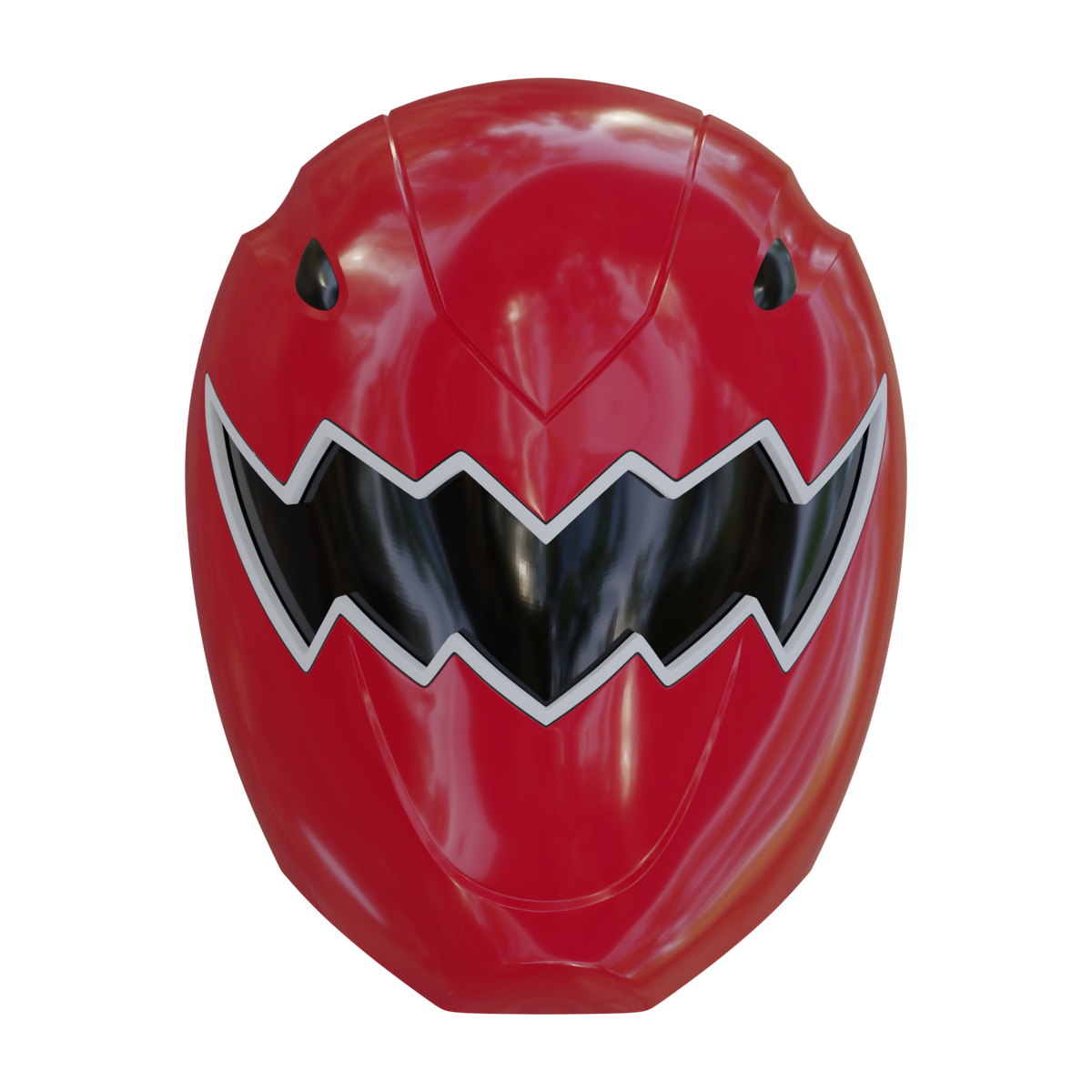 Red Ranger Dino Thunder Helmet - 3D Print Model – Wireframe