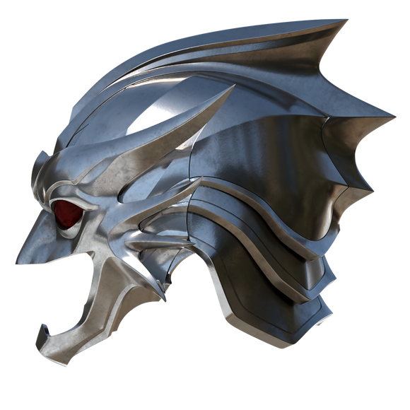 Ocean Master Helmet - 3D Print Model – Wireframe