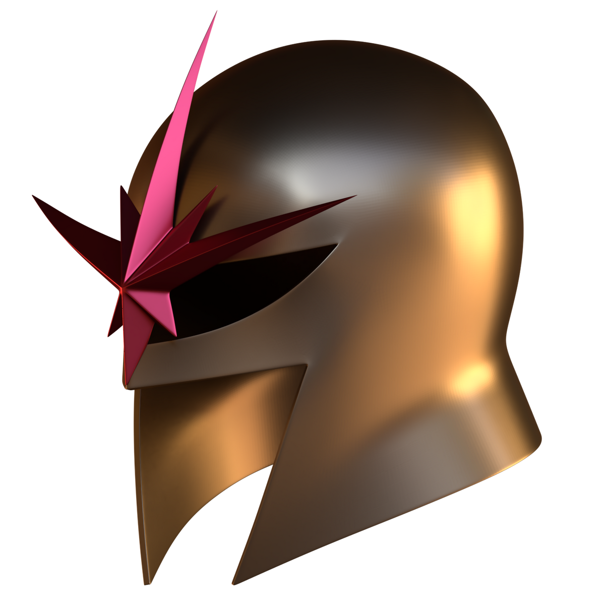 Nova Corps Helmet - 3D Print Model – Wireframe