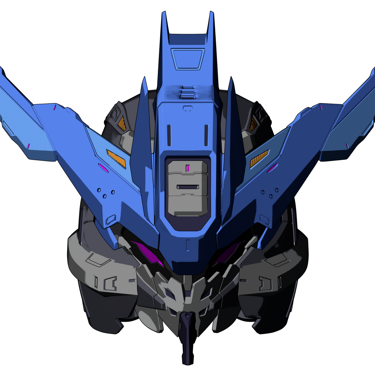 Gundam Vidar Helmet - 3D Print Model – Wireframe