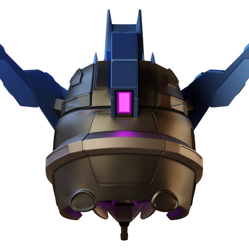 Gundam Vidar Helmet - 3D Print Model – Wireframe